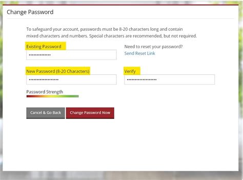Update Your Password While Logged In Workspace
