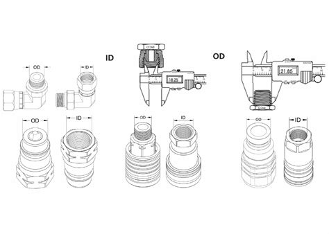 Hydraulic Fitting Identification Chart Hydraulic Fitting Thread Chart