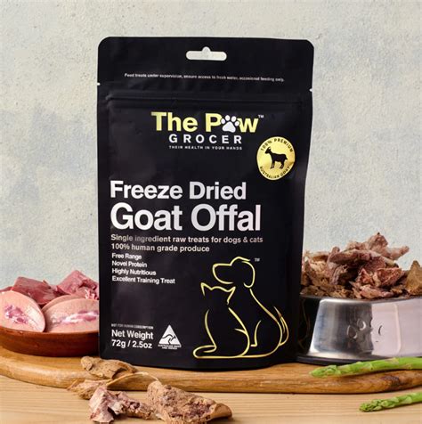 The Paw Grocer Freeze Dried Goat🐐 Offal 72g Novel Protein Great