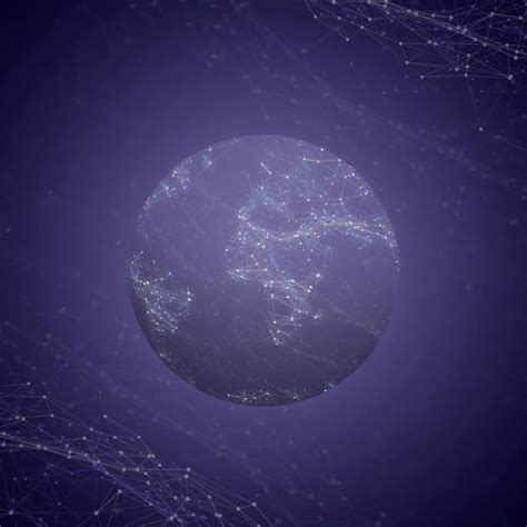 Blockchain Network Illustration Blockchain Graphic Design Celestial