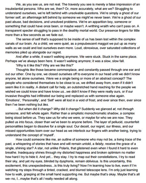 Epiphany Essay Ms Stager