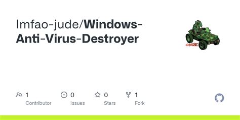 Github Lmfao Jude Windows Anti Virus Destroyer