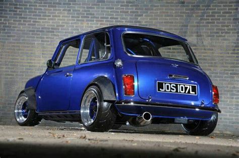 Classic Mini In Blue With Black Arches Mini Cooper Mini Cooper