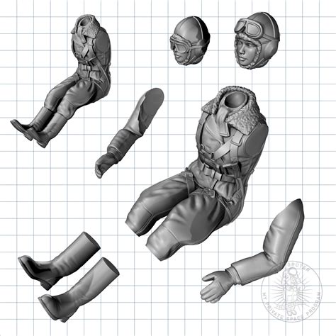 ♀️ Cccp Female Pilot・ 3d File For 3d Printing・cults