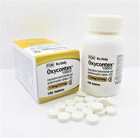 Oxycodone And Acetaminophen Tablet 75mg375mg Manufacturers