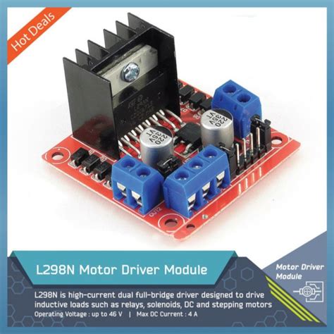 Jual Driver Motor Dc L298n Dual H Bridge Dc Stepper Motor Drive