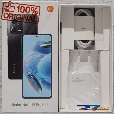 Jual BOX DUS KOTAK Xiaomi Redmi Note 12 Pro 5G Ex Original CHARGER TURBO CHARGE 67w ORIGINAL