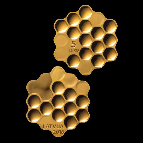 Arthur Analts Designs Honeycomb Coin In Tribute To Latvia