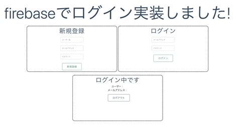【vuejs】vuejsnuxtjsでユーザー登録・ログイン・ログアウト機能を簡単に実装する With Firebase