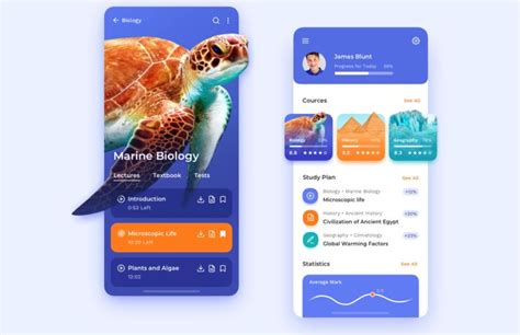 Vishnu Pranav R On Linkedin E Learning App Ui Design