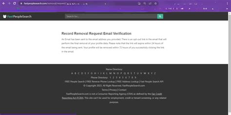 How To Remove Info From Fastpeoplesearch Guide For Opt Out