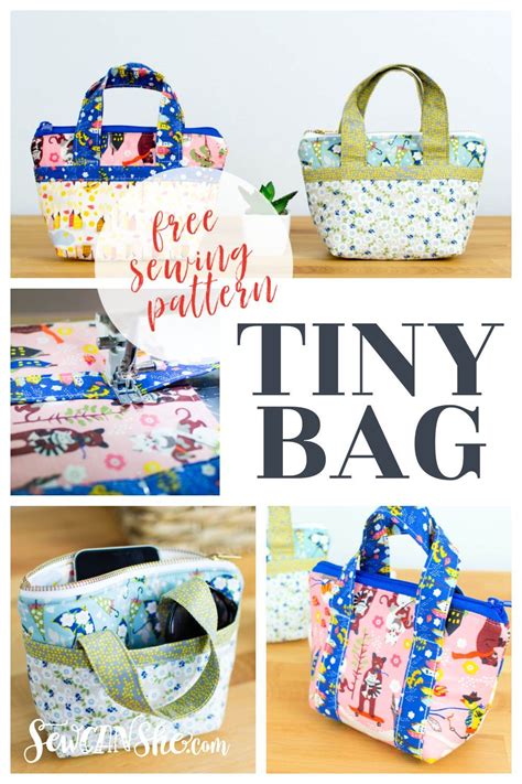Tiny Bag Sewing Pattern Sew A Super Adorable Tote Free Pattern Artofit