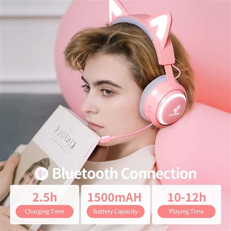 Somic Gs510 Pink Cat Ears Gaming Headset Quality And Cuteness 💘 Rgb