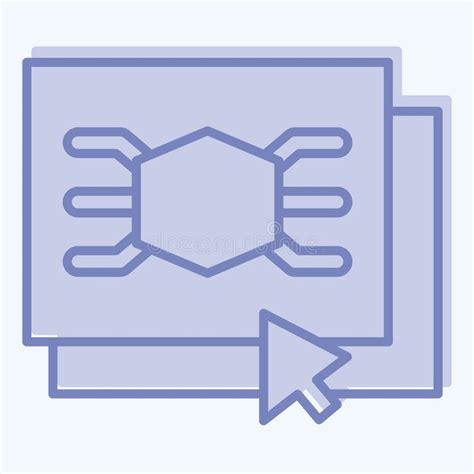 Icon Software Related To 3d Visualization Symbol Two Tone Style