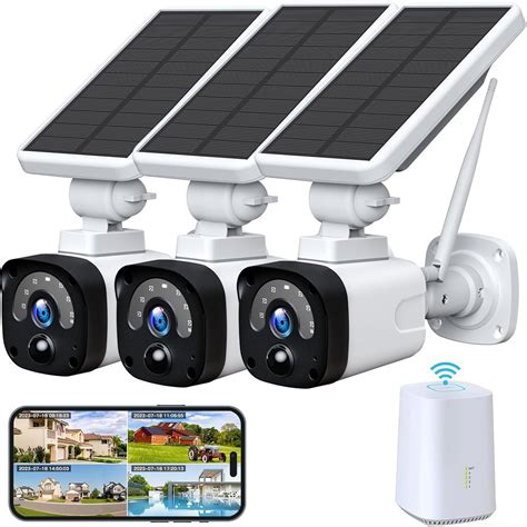 25k4mp Solar Security Cameras Wireless Outdoor Wireless