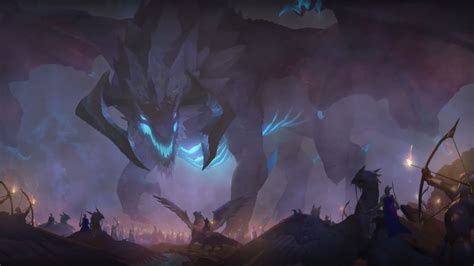 Elder Dragon Lvl 1and 2 Artworks Legends Of Runeterra Rlegendsofruneterra