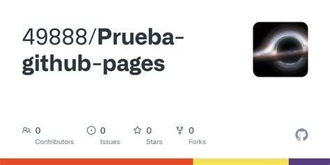 GitHub Prueba Github Pages