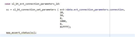 Correct Way To Set The Connection Parameters