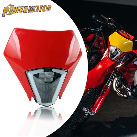 Nova Motocicleta Led Farol Hd Para Gasgas Ex Ec 300 350f 400f 450 F