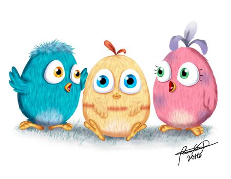 Angry Birds Hatchlings By Truebeliever1995 On Deviantart