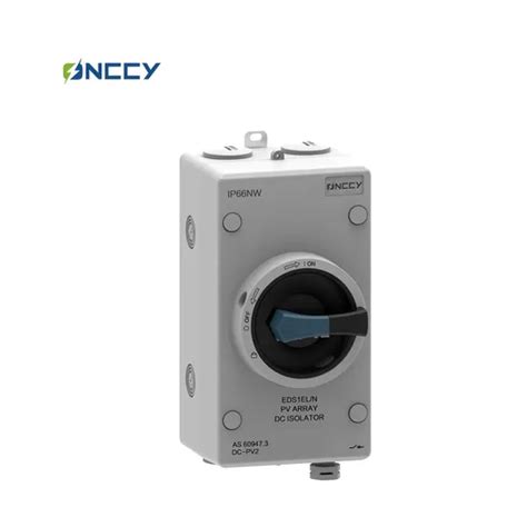 Photovoltaic Dc Isolating Switches Waterproof Ip67 Pv Array Dc Isolator