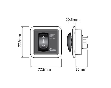 Windlass Switch Panel Control Updown Wcs 810
