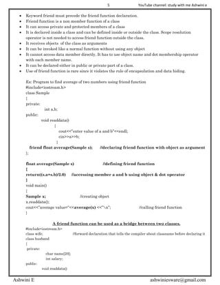 Nd Puc Computer Science Chapter Function Overloading Pdf