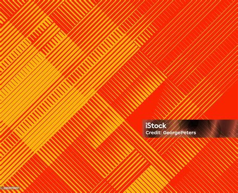 Striped Abstract Background With Slanted Rectangles Stock Illustration