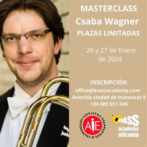 Csaba Wagner Bass Trombone Brass Academy Alicante