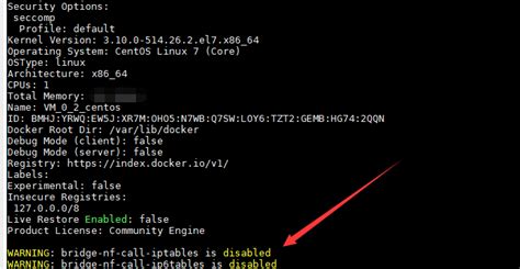 解决centos系统下docker info 出现的警告 清风亦平凡