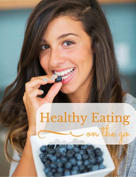 Healthy Eating On The Go 4 Page Handout Well Resourced Dietitian