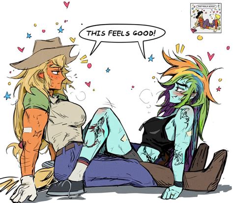 Rule 34 2girls Applejack Mlp Big Breasts Breasts Butch Clothed Clothed Sex Femdom Femsub
