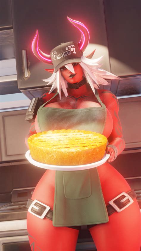 Rule 34 Apron Cooking Demon Demon Girl Demoness Desdemona Fortnite
