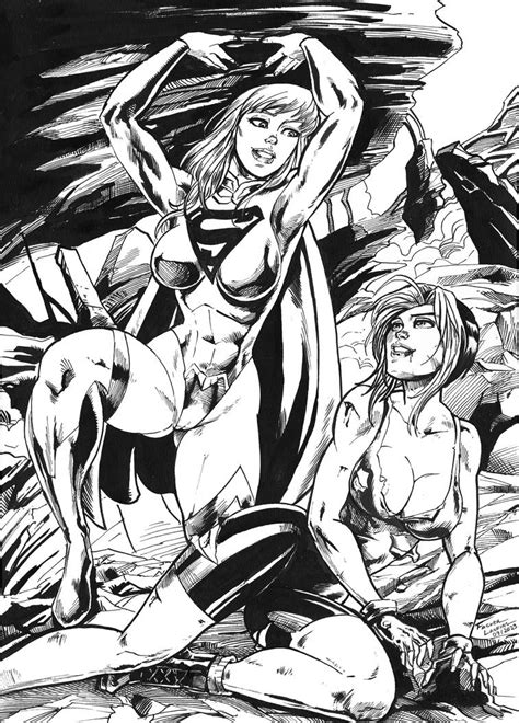 Supergirl Saving Freefall Roxy By Fagnerlandim On Deviantart