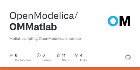 GitHub OpenModelica OMMatlab Matlab Scripting OpenModelica Interface