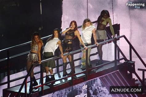 Dua Lipa Sexy Showing Off Her Amazing Legs At Her Concert In Nimes Aznude