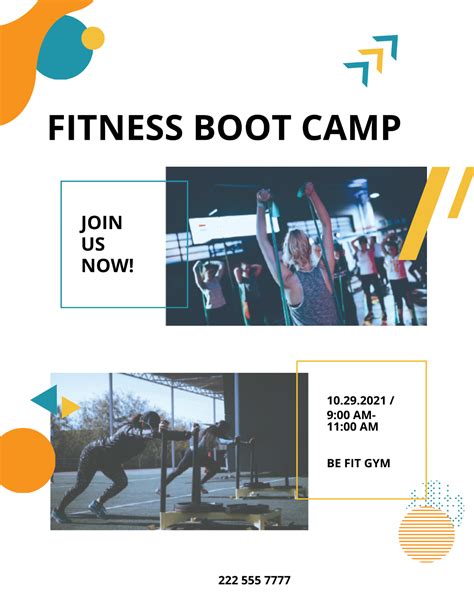 Free Boot Camp Flyer Templates Editable And Printable