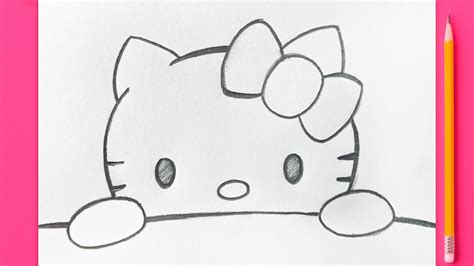 🐱 Dibujo Fácil Cómo Dibujar A Hello Kitty Paso A Paso A Lápiz