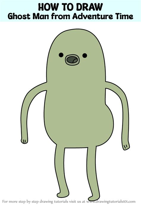 How To Draw Ghost Man From Adventure Time Adventure Time Step By Step