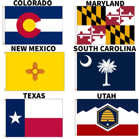 The Best State Flag Designs Custom Flag Company