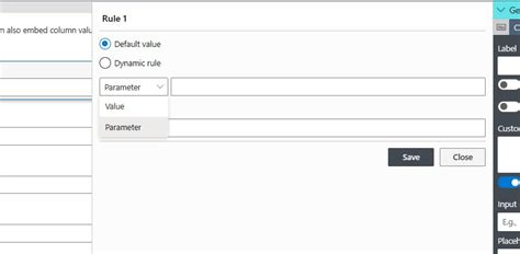 Default Values And Dynamic Rules Documentation