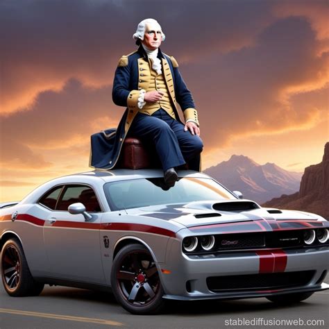 Washingtons Unexpected Dodge Hellcat Ride Stable Diffusion Online