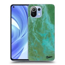 Silikonski Prozorni Ovitek Za Xiaomi Mi 11 Green Marble Cenejesi