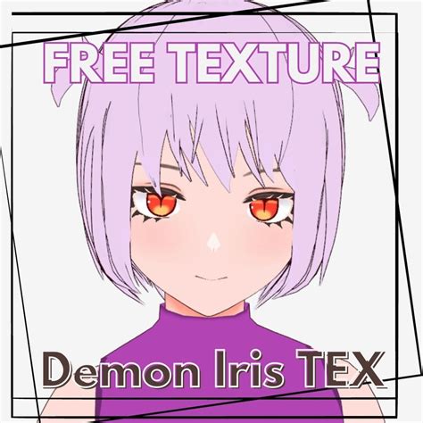 【vroid】demon Iris Texture Rions Corner Booth