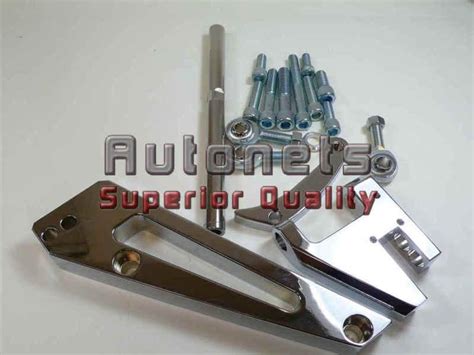 Buy Chrome Aluminum Big Block Chevy Alternator Bracket Long Water Pump