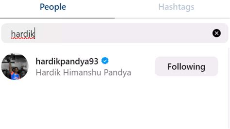 Hardik Pandya Ananya Pandey Follow Each Other On Instagram After Their