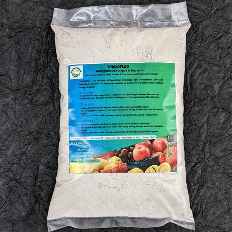 1kg Trichofluo Mix Of Trichoderma Viride Powder And Pseudomonas Fluorescens Powder