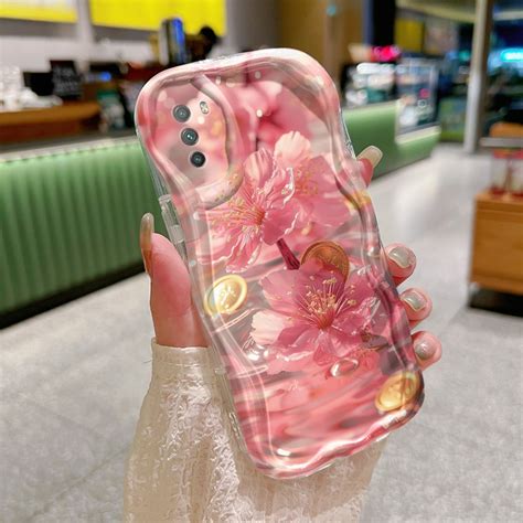 Jual Casing Hp Xiaomi POCO X POCO X Pro POCO X NFC POCO M Case Pola Bunga Persik HP Casing