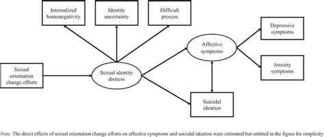 Hypothesized Model Of The Impact Of Sexual Orientation Change Efforts Download Scientific