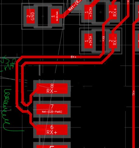 Pcb Design How Can I Improve This Ethernet Differential Pair